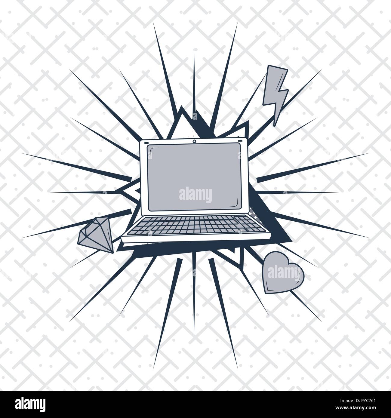 Vintage videogame cartoon Stock Vector Image & Art - Alamy