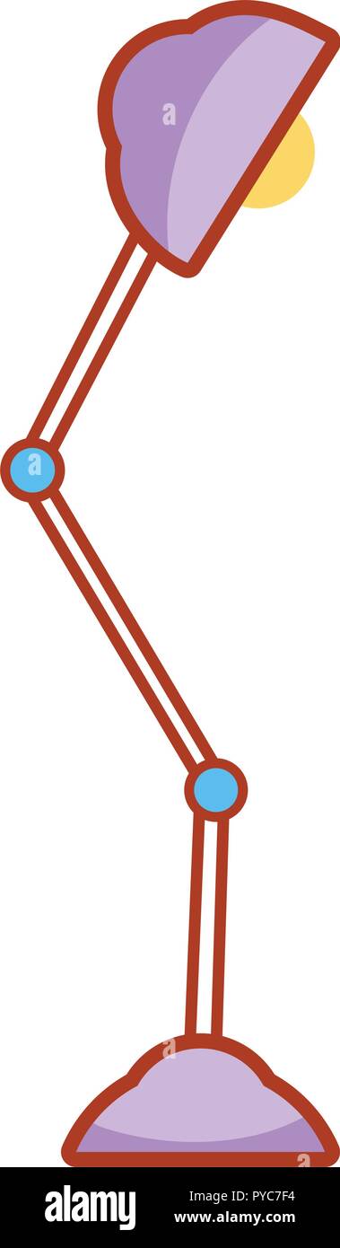 table lamp cartoon Stock Vector Image & Art - Alamy