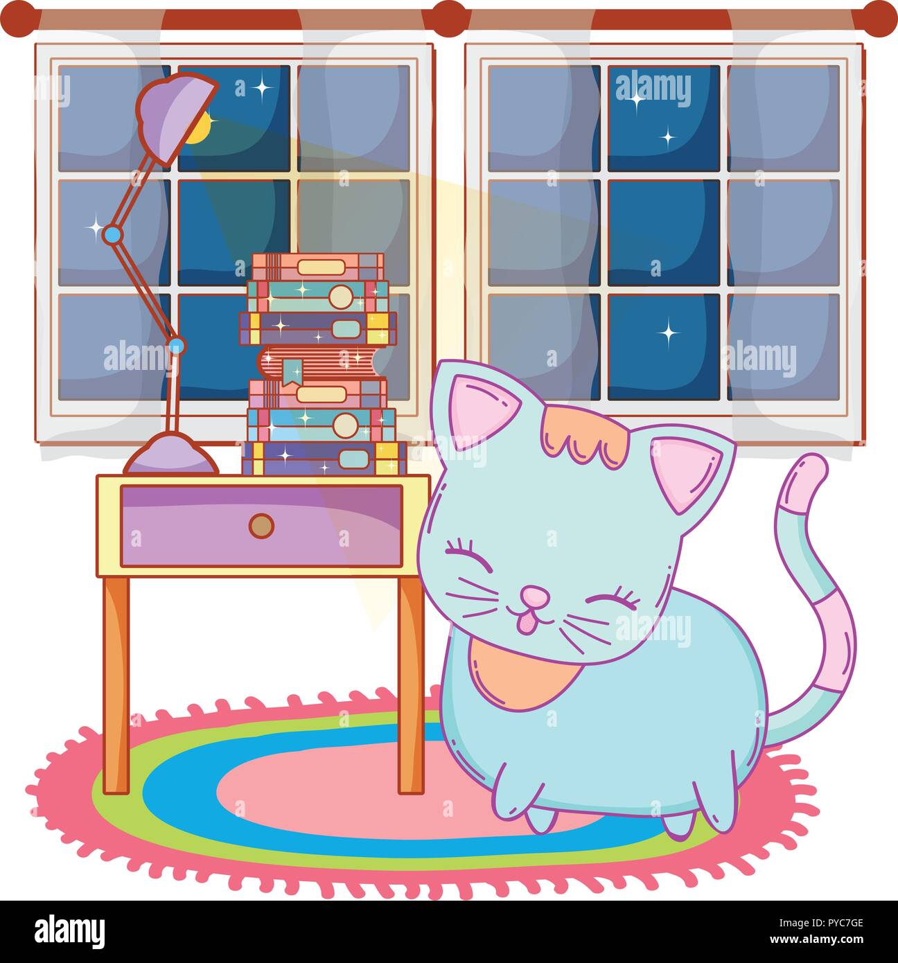 Fur lamp Stock Vector Images - Alamy