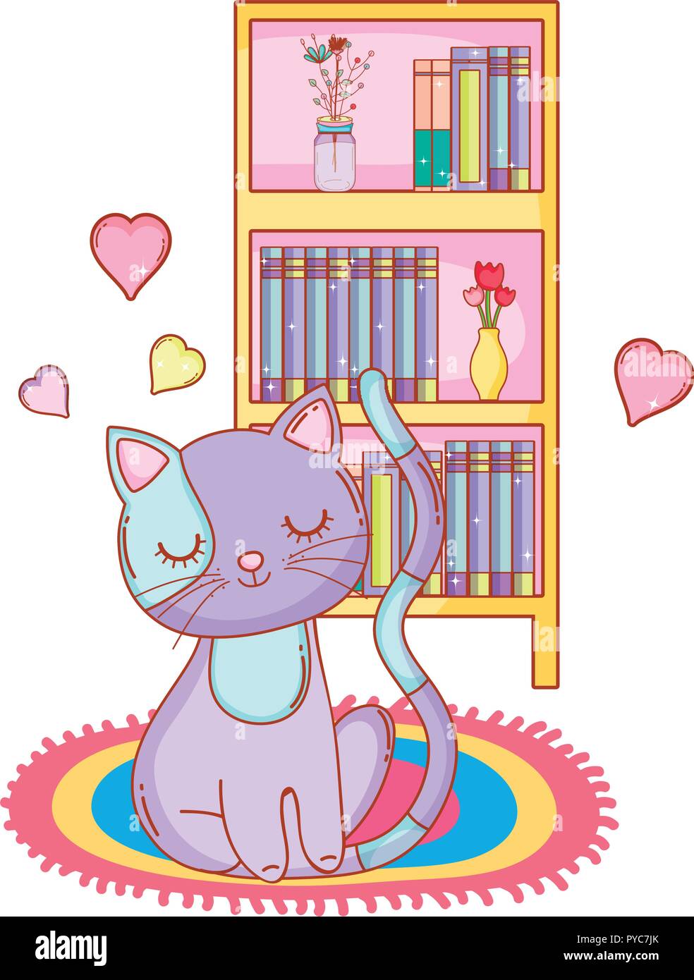 kitty cat cartoon Stock Vector Image & Art - Alamy