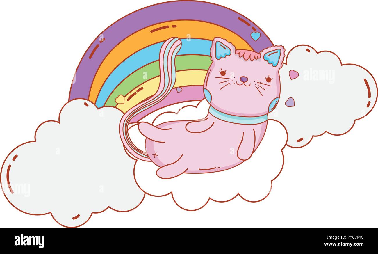 kitty cat cartoon Stock Vector Image & Art - Alamy