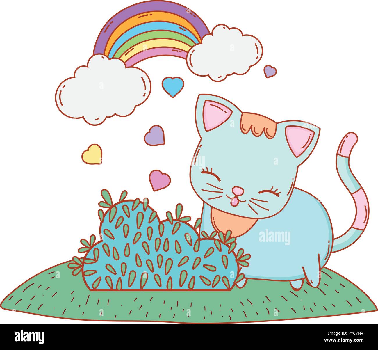 kitty cat cartoon Stock Vector Image & Art - Alamy