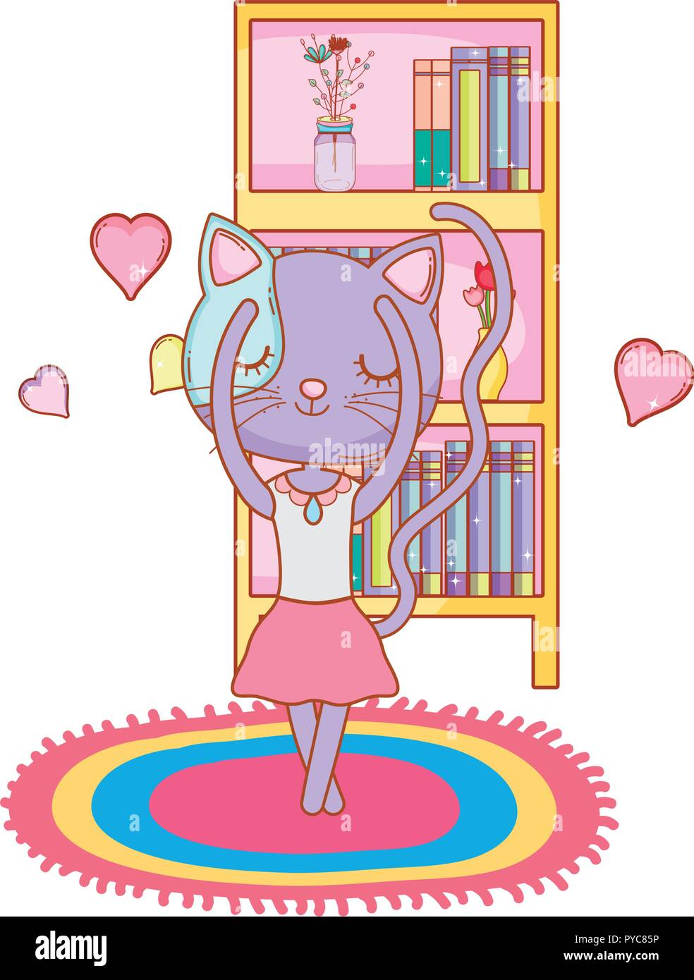 Cat leg up Stock Vector Images - Alamy