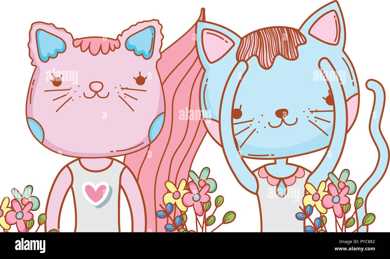 kitty cats dancing ballet cartoon Stock Vector Image & Art - Alamy