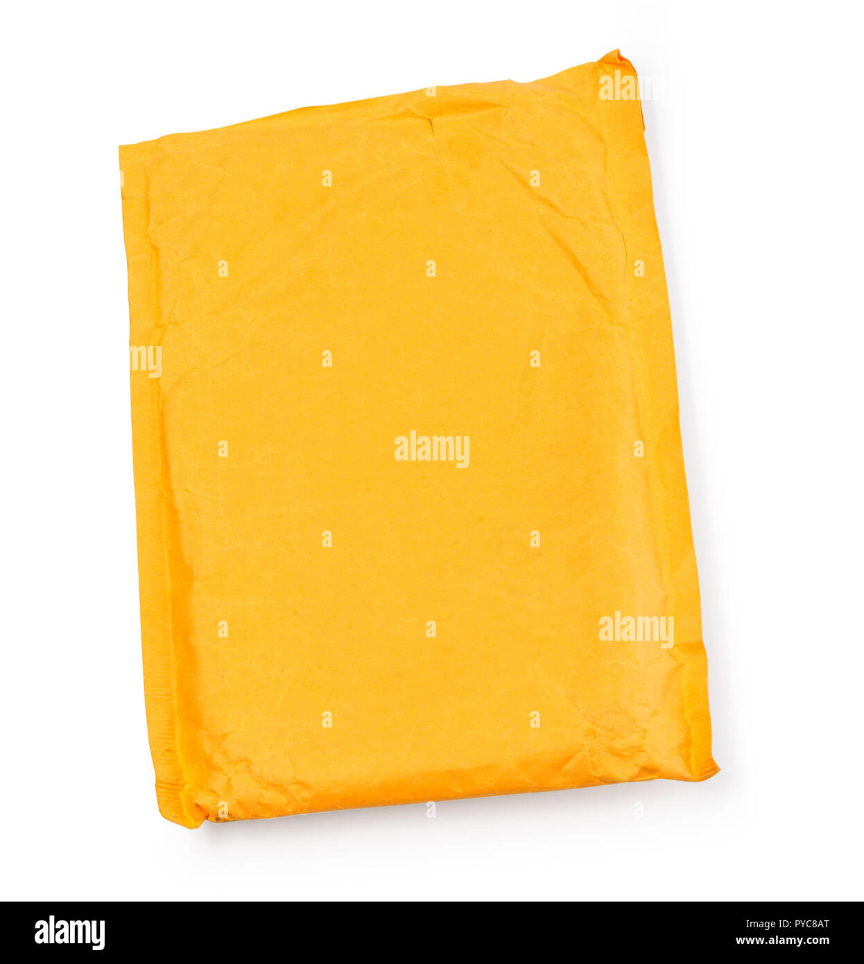 Real Envelope Isolated On White with clipping path Stock Photo - Alamy