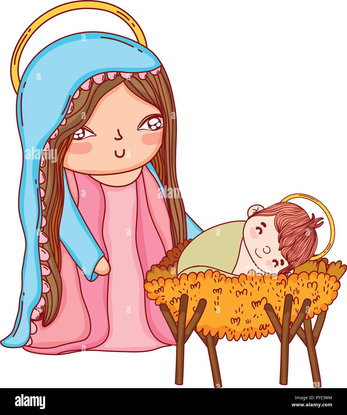 Crib characters Stock Vector Images - Alamy