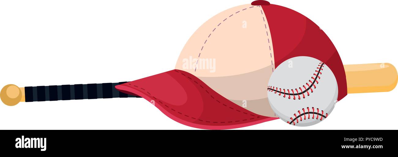 baseball equipment cartoon Stock Vector Image & Art - Alamy