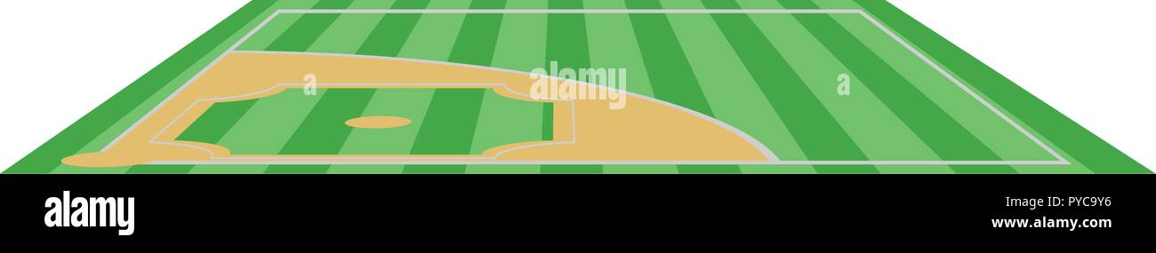 Baseball playing field Stock Vector Image & Art - Alamy