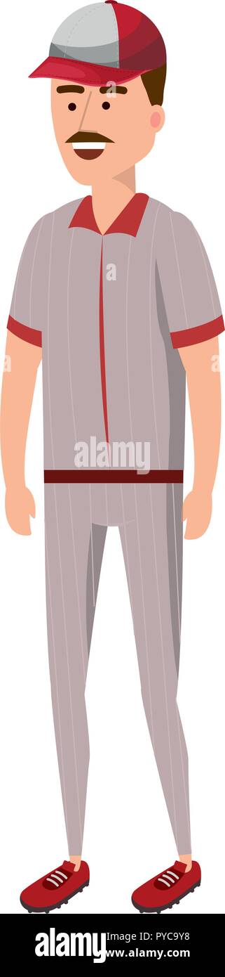 baseball player cartoon Stock Vector Image & Art - Alamy