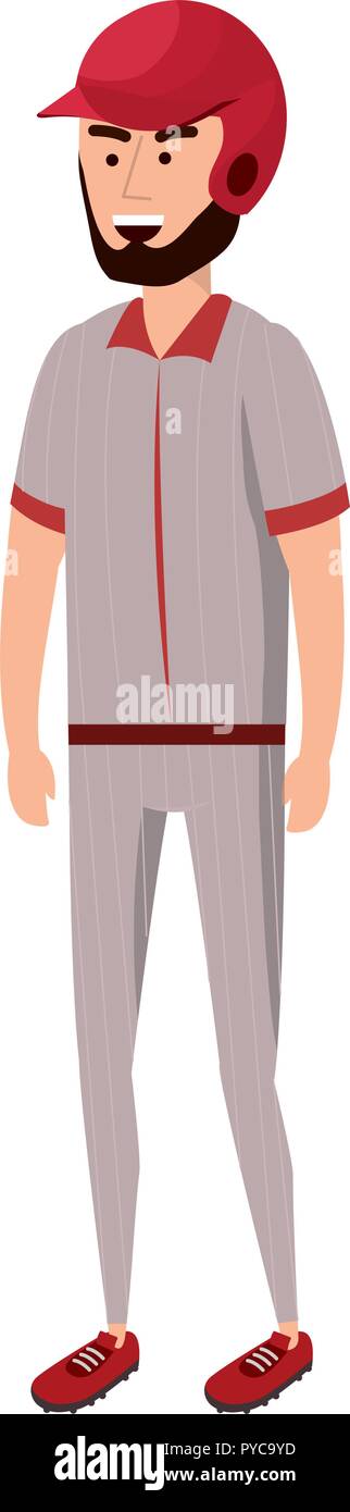 baseball player cartoon Stock Vector Image & Art - Alamy
