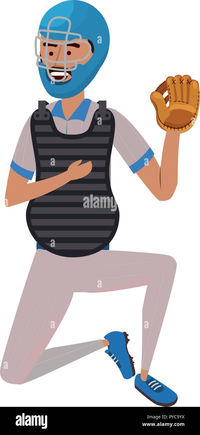baseball player cartoon Stock Vector Image & Art - Alamy