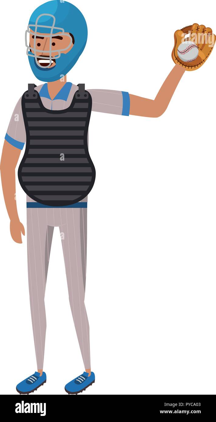 baseball player cartoon Stock Vector Image & Art - Alamy