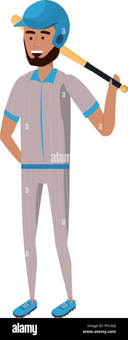 baseball player cartoon Stock Vector Image & Art - Alamy