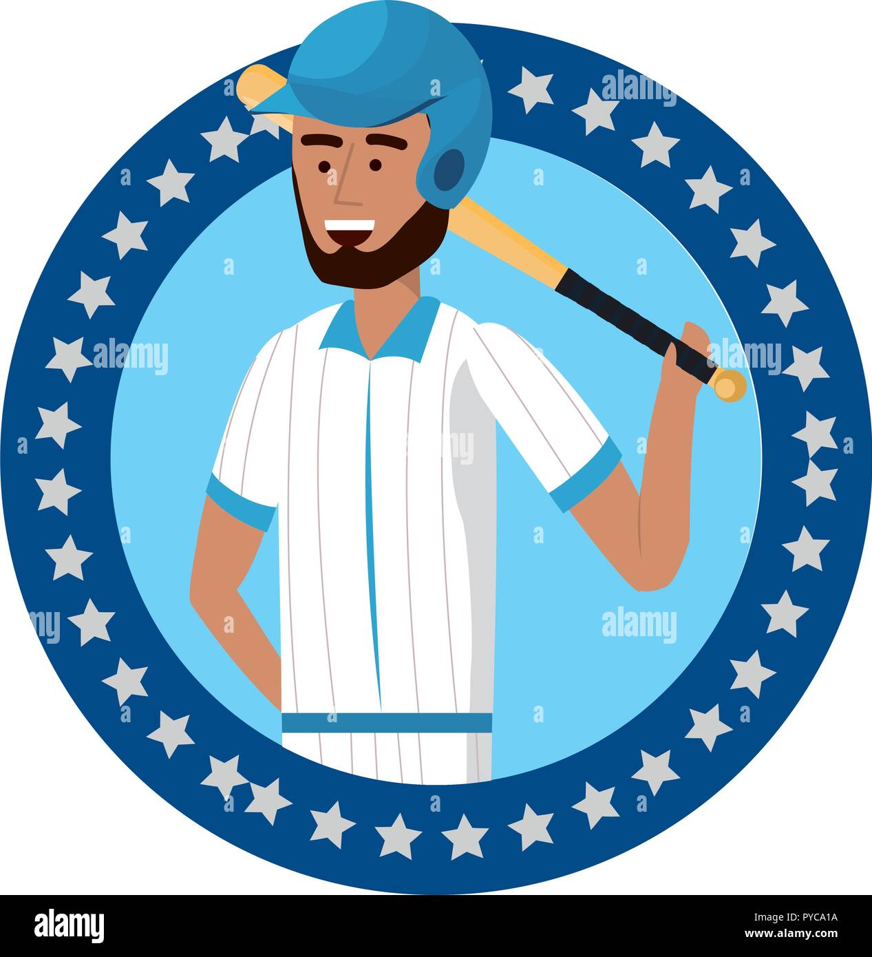 baseball player cartoon Stock Vector Image & Art - Alamy