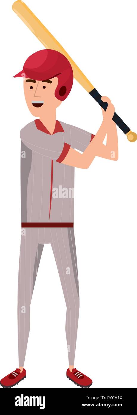 baseball player cartoon Stock Vector Image & Art - Alamy