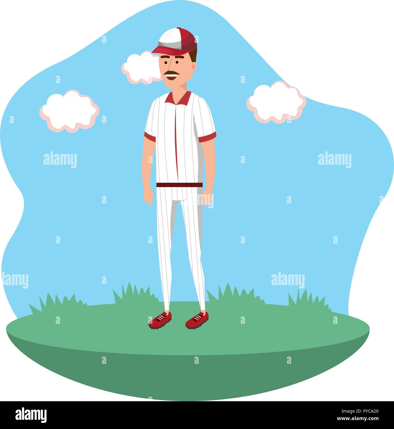 Winning baseball cap Stock Vector Images - Alamy