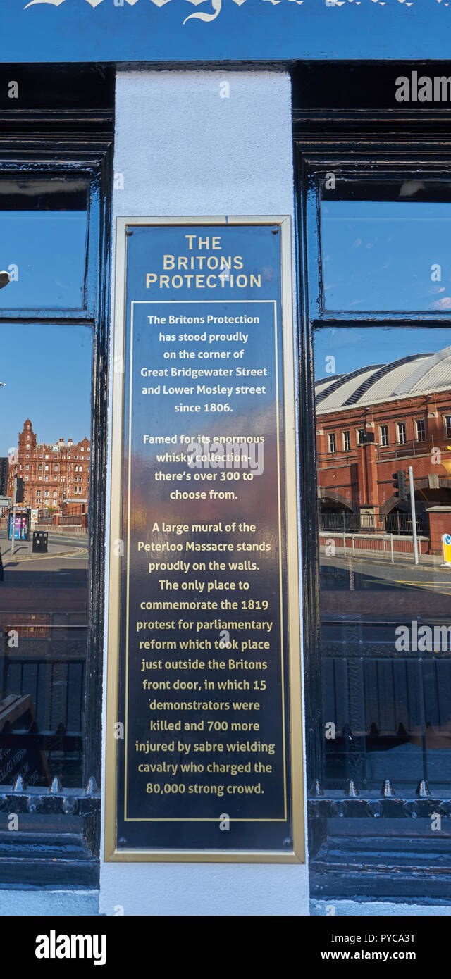 britons protection pub manchester Stock Photo - Alamy