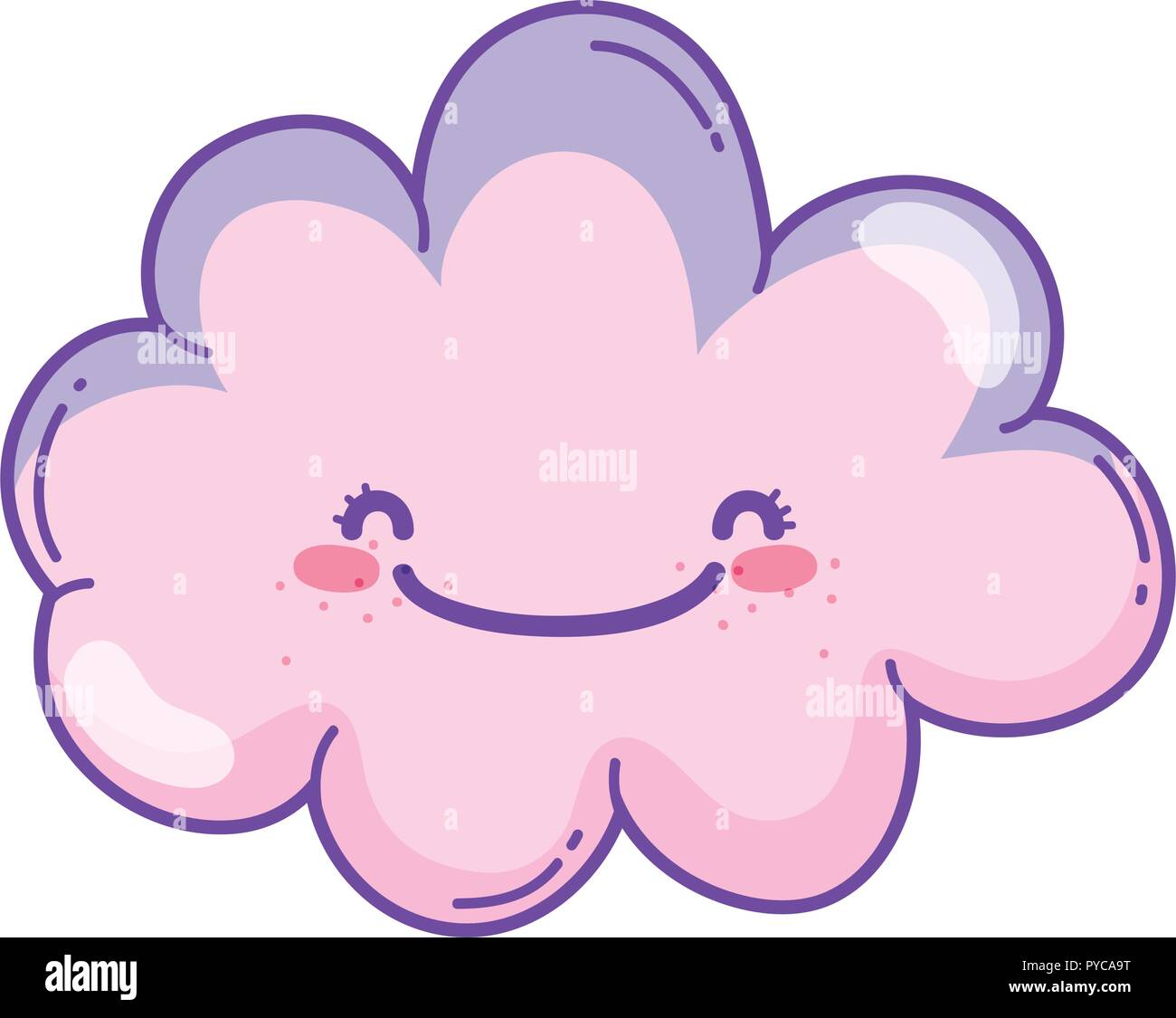 Cute cloud cartoon Stock Vector Image & Art - Alamy