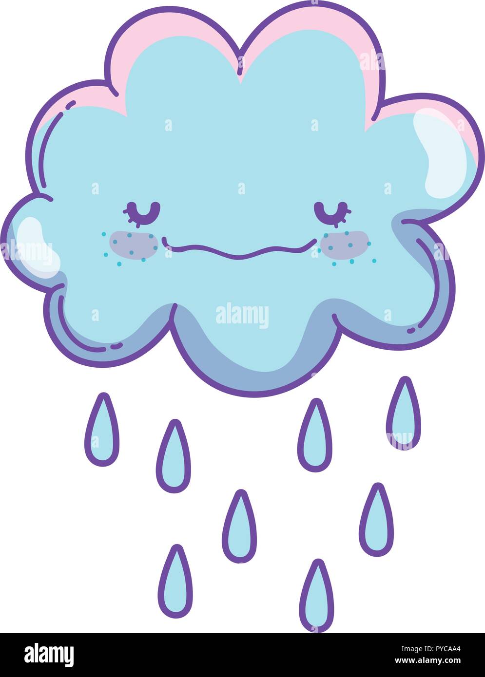 Cute cloud cartoon Stock Vector Image & Art - Alamy