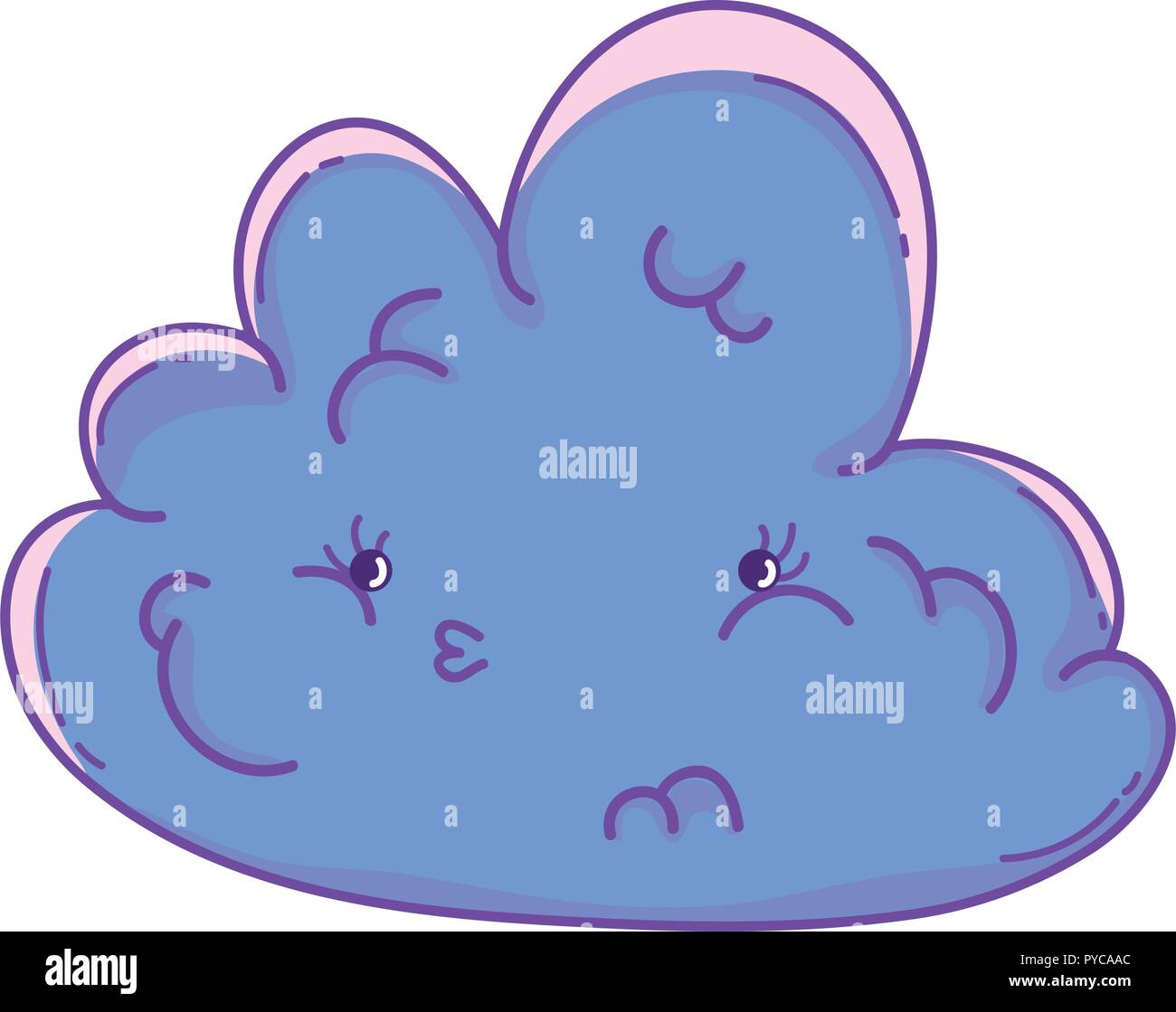 Cute cloud cartoon Stock Vector Image & Art - Alamy