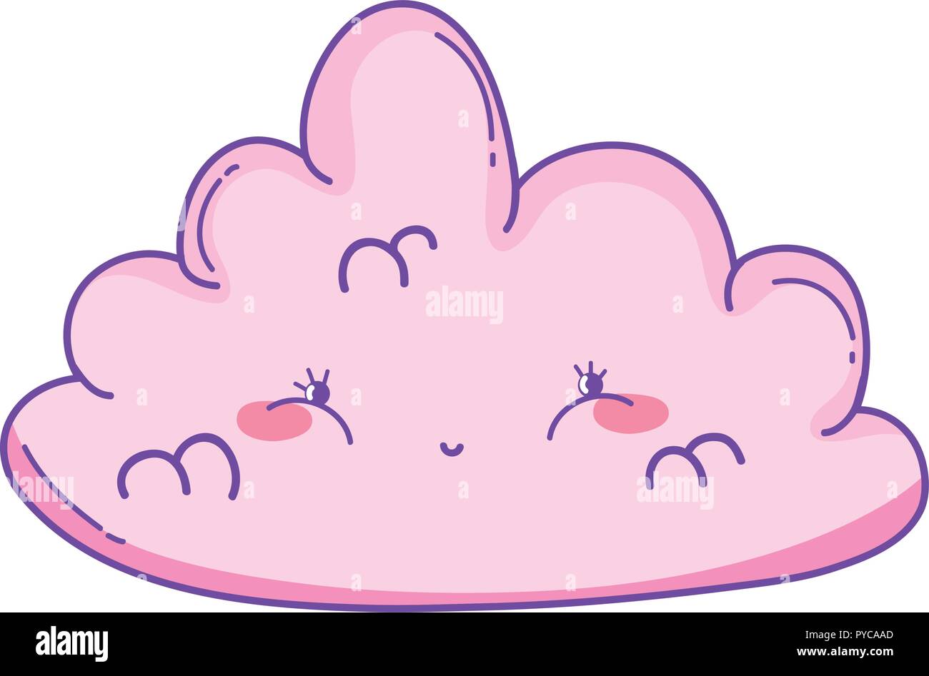 Cute cloud cartoon Stock Vector Image & Art - Alamy