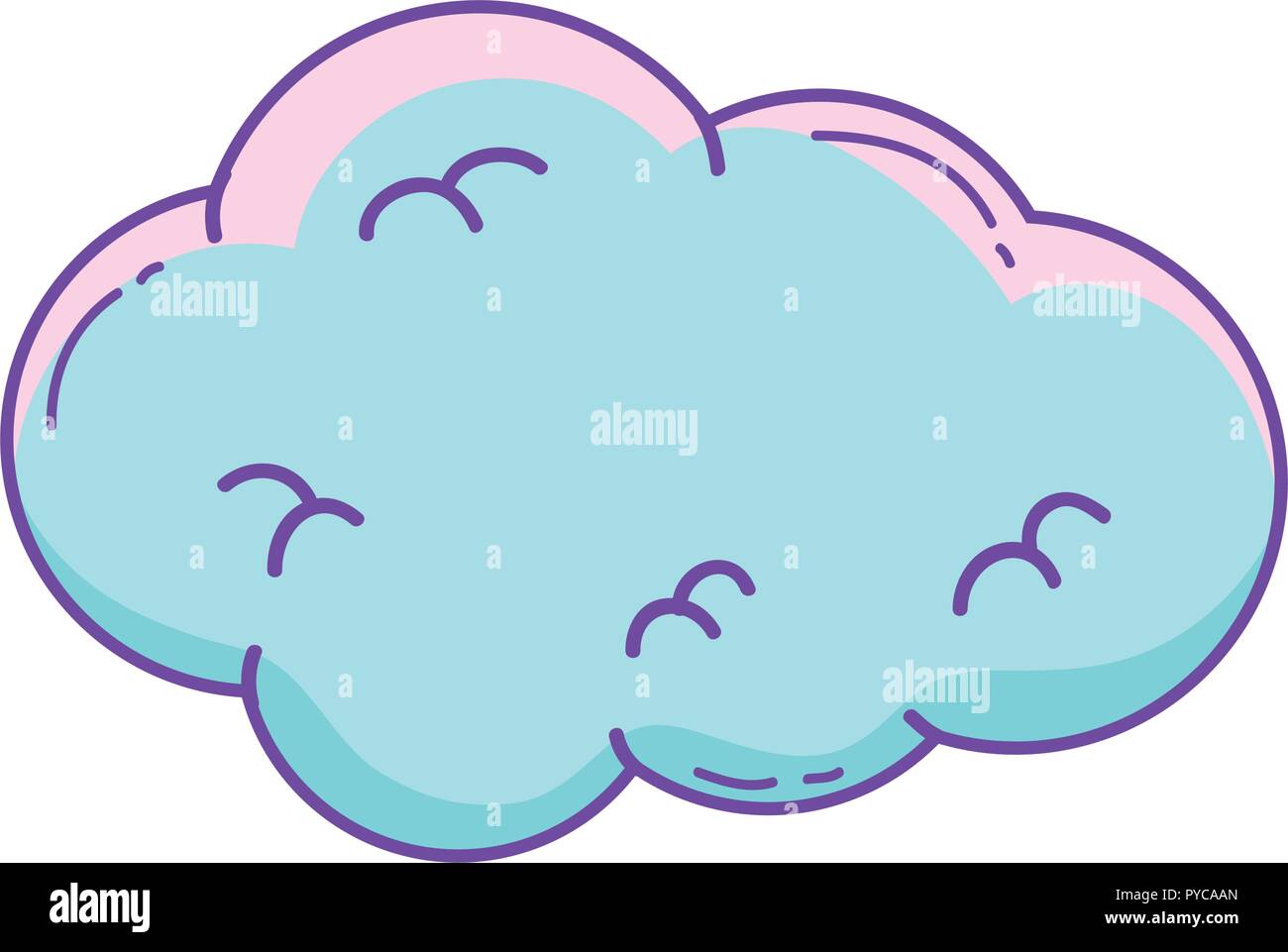 Cute cloud cartoon Stock Vector Image & Art - Alamy