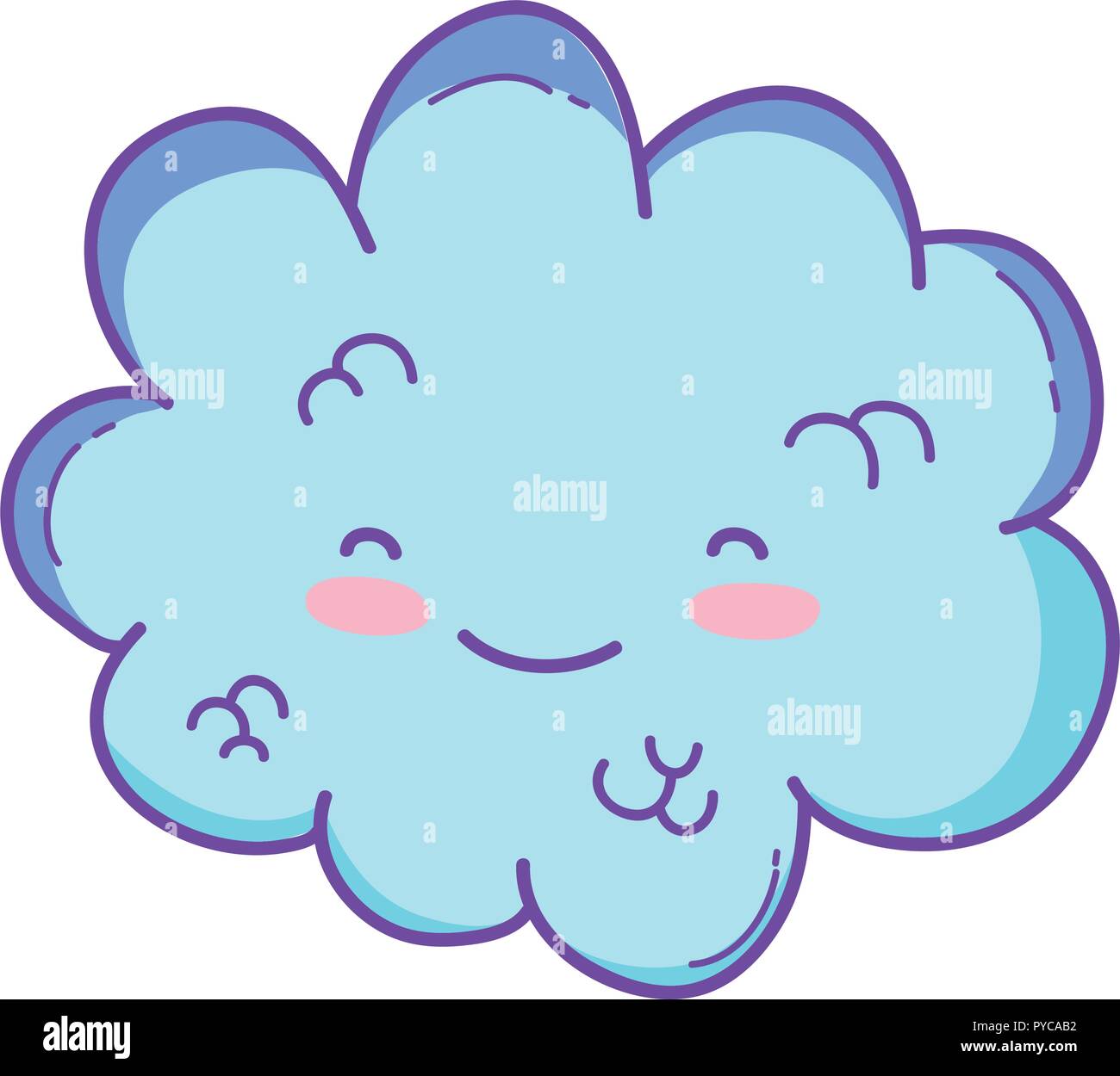 Cute cloud cartoon Stock Vector Image & Art - Alamy