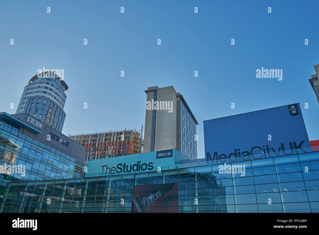 media city manchester studios Stock Photo - Alamy