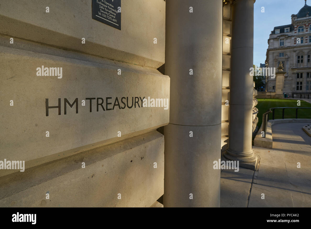 HM treasury london Stock Photo - Alamy