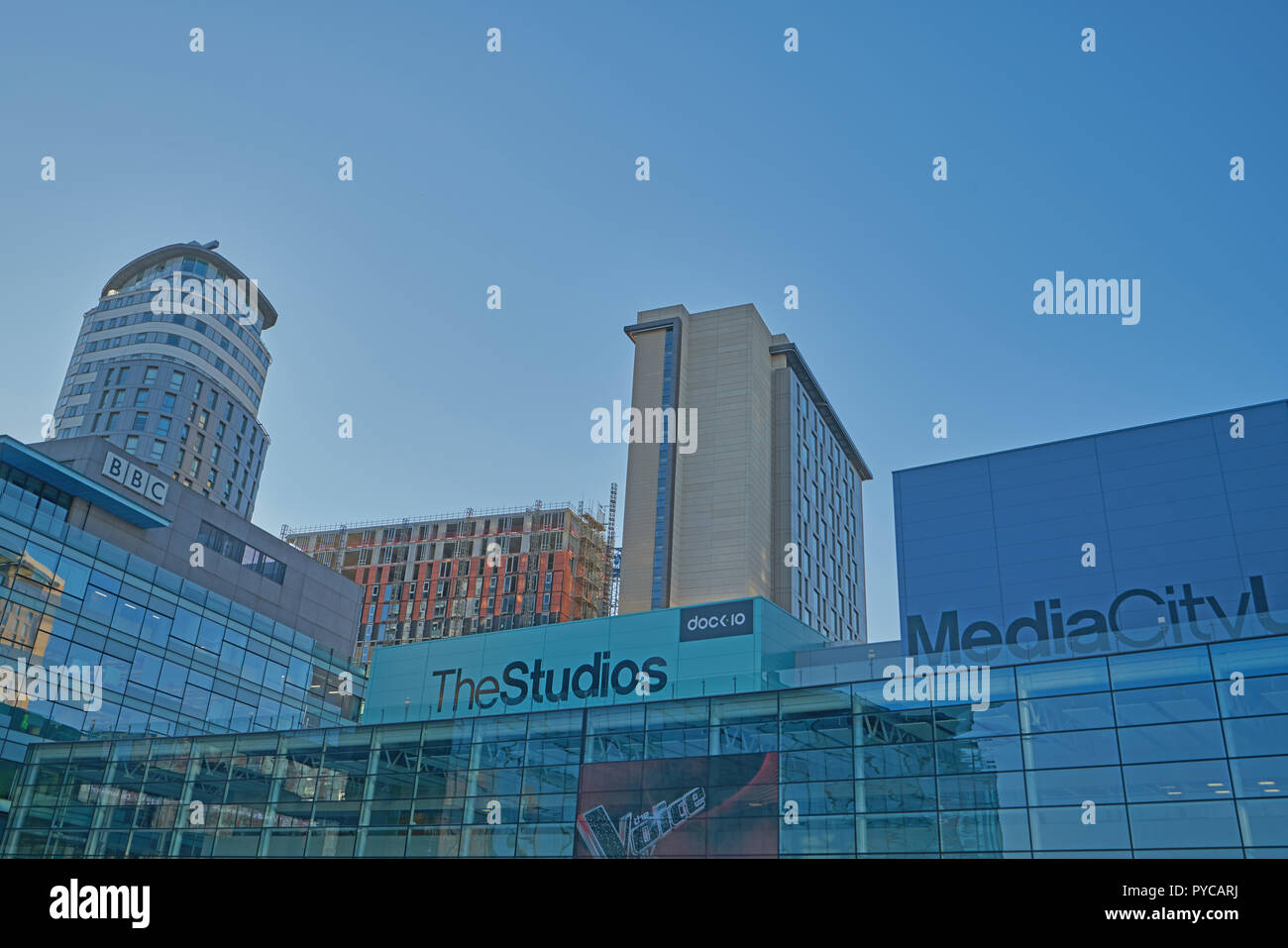 media city manchester studios Stock Photo - Alamy