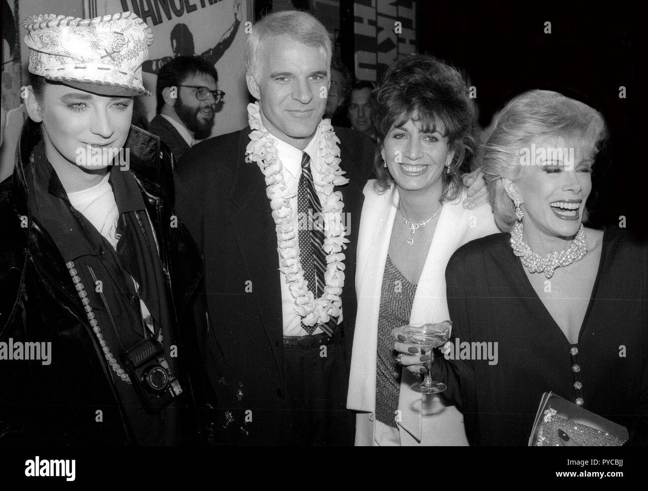 Boy George Steve Martin Penny Marshall Joan Rivers 1985 Photo By Adam ...