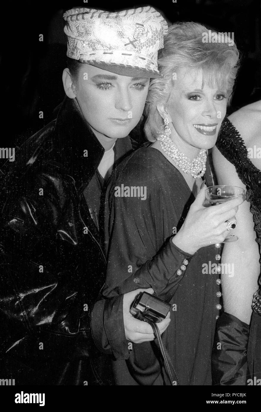 Boy George Joan Rivers 1985 Photo By Adam Scull/PHOTOlink/MediaPunch ...