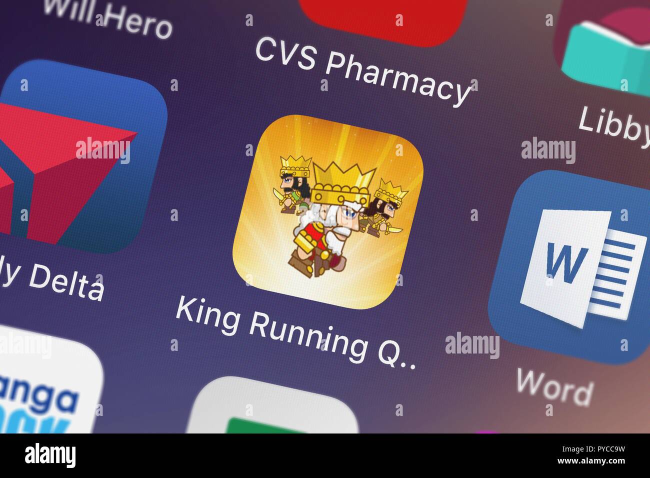 King running quest hi-res stock photography and images - Alamy