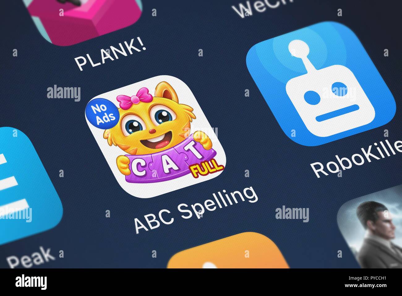 London, United Kingdom - October 26, 2018: Close-up shot of RV ...