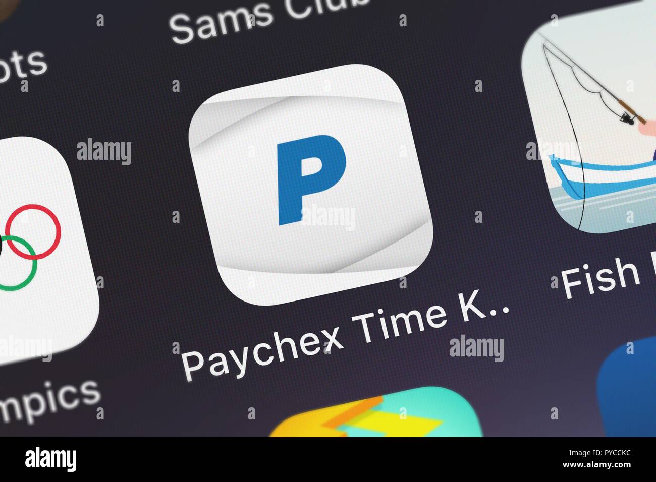 Paychex time kiosk hi-res stock photography and images - Alamy