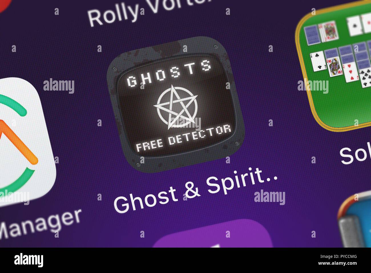 London, United Kingdom - October 26, 2018: Screenshot of the Ghost ...