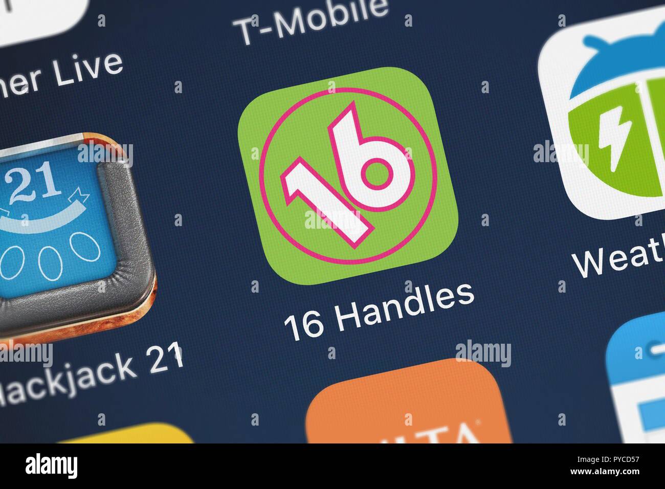 16 handles hi-res stock photography and images - Alamy