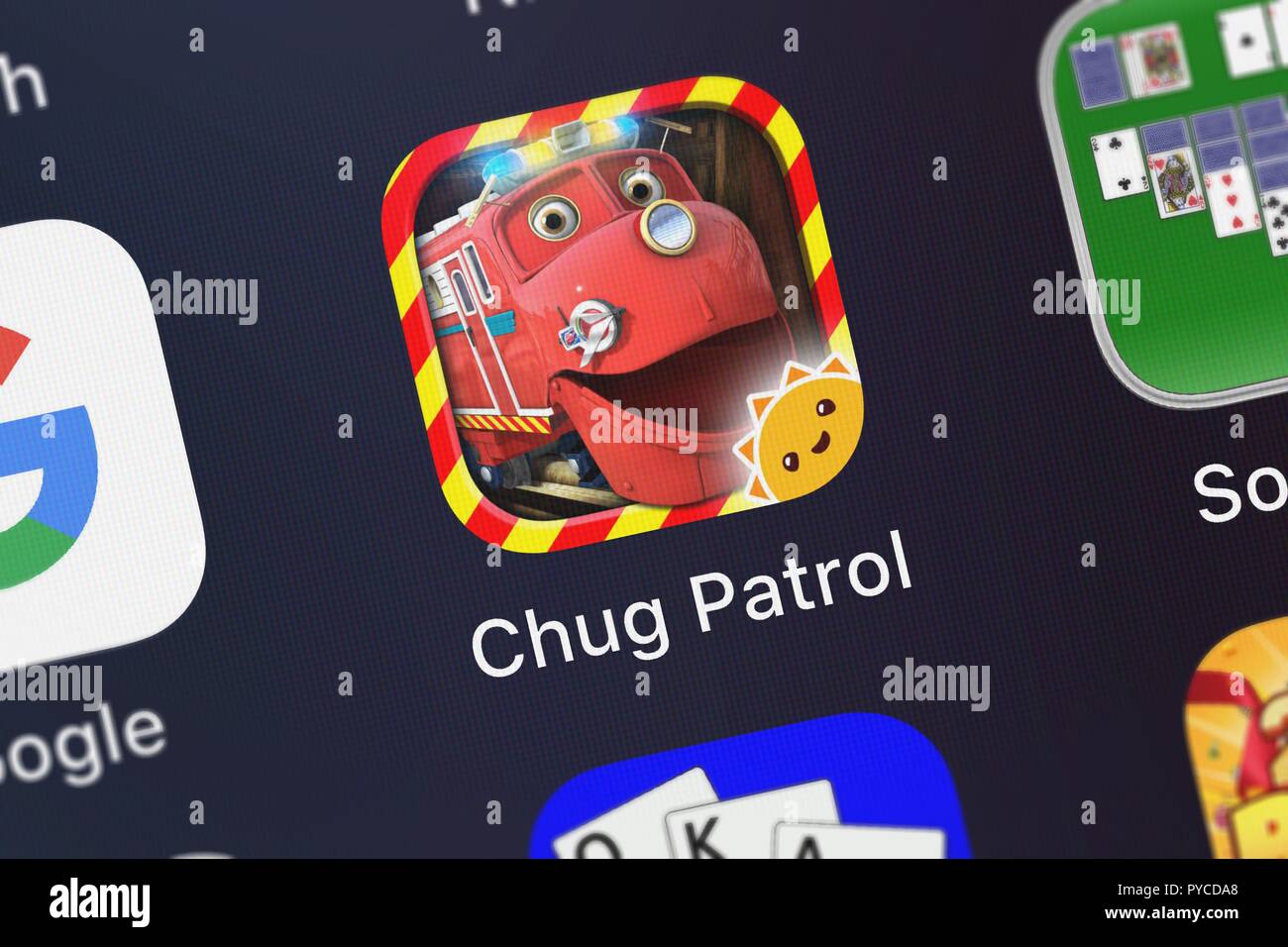 London, United Kingdom - October 26, 2018: Screenshot of StoryToys ...