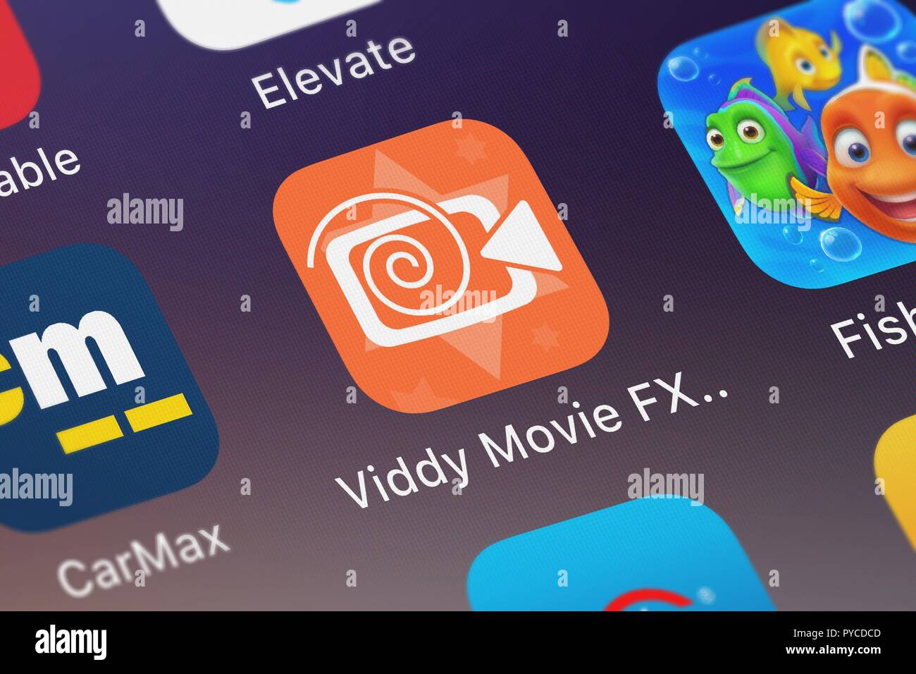 Viddy movie fx maker special video effects editor hi-res stock ...