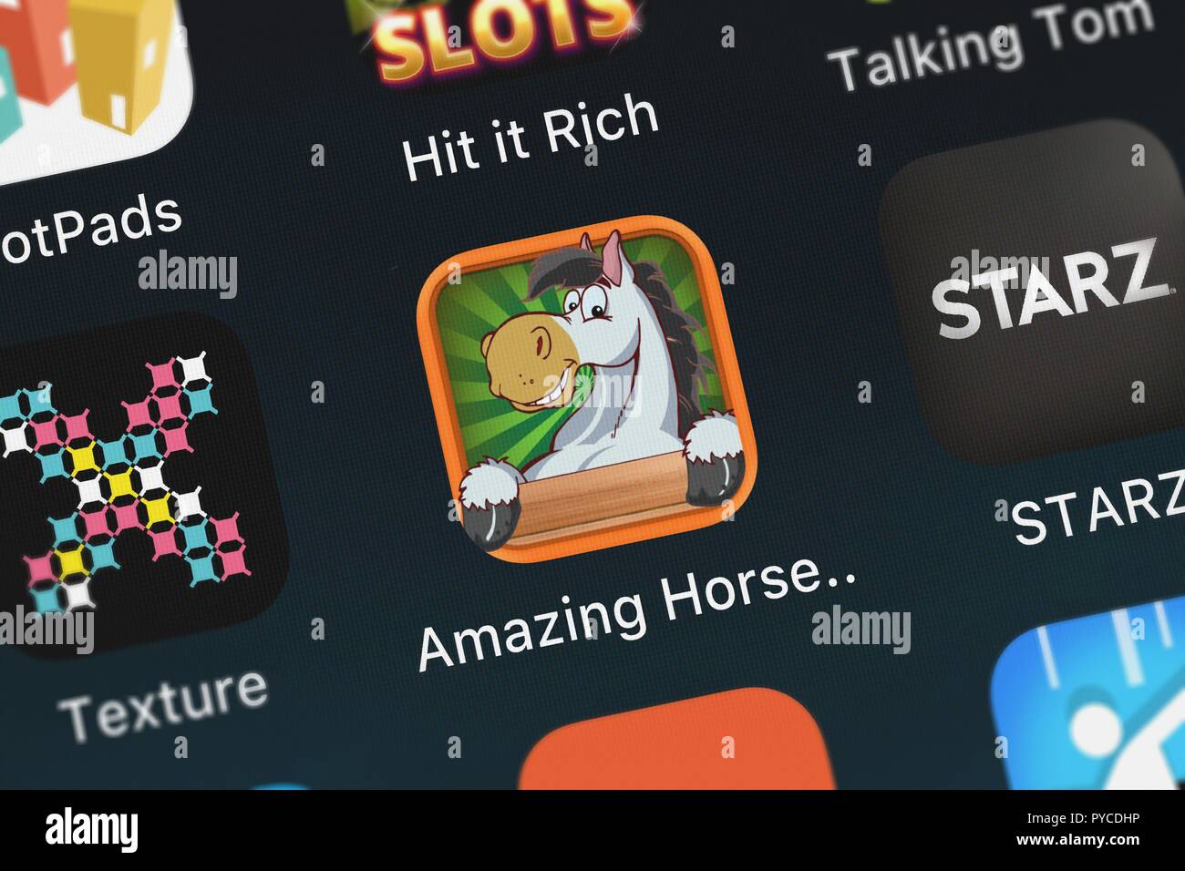 London, United Kingdom - October 26, 2018: Screenshot of the Amazing ...