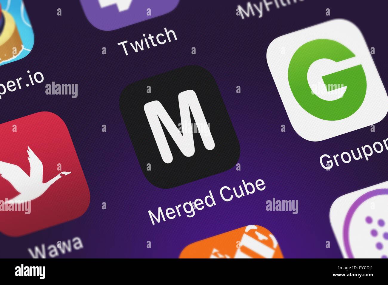 Merged cube hi-res stock photography and images - Alamy