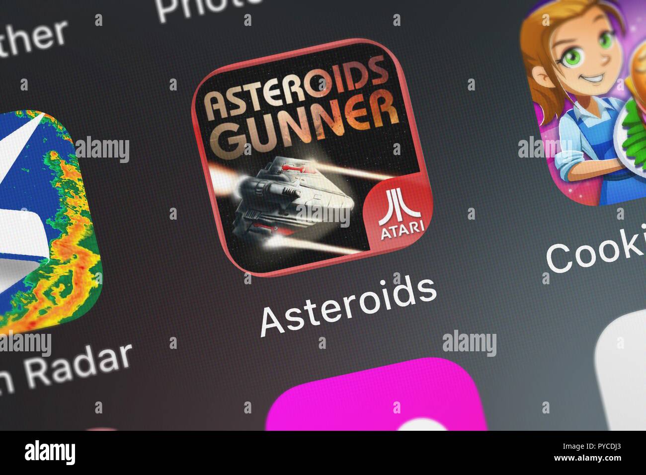 Asteroids Game Logo