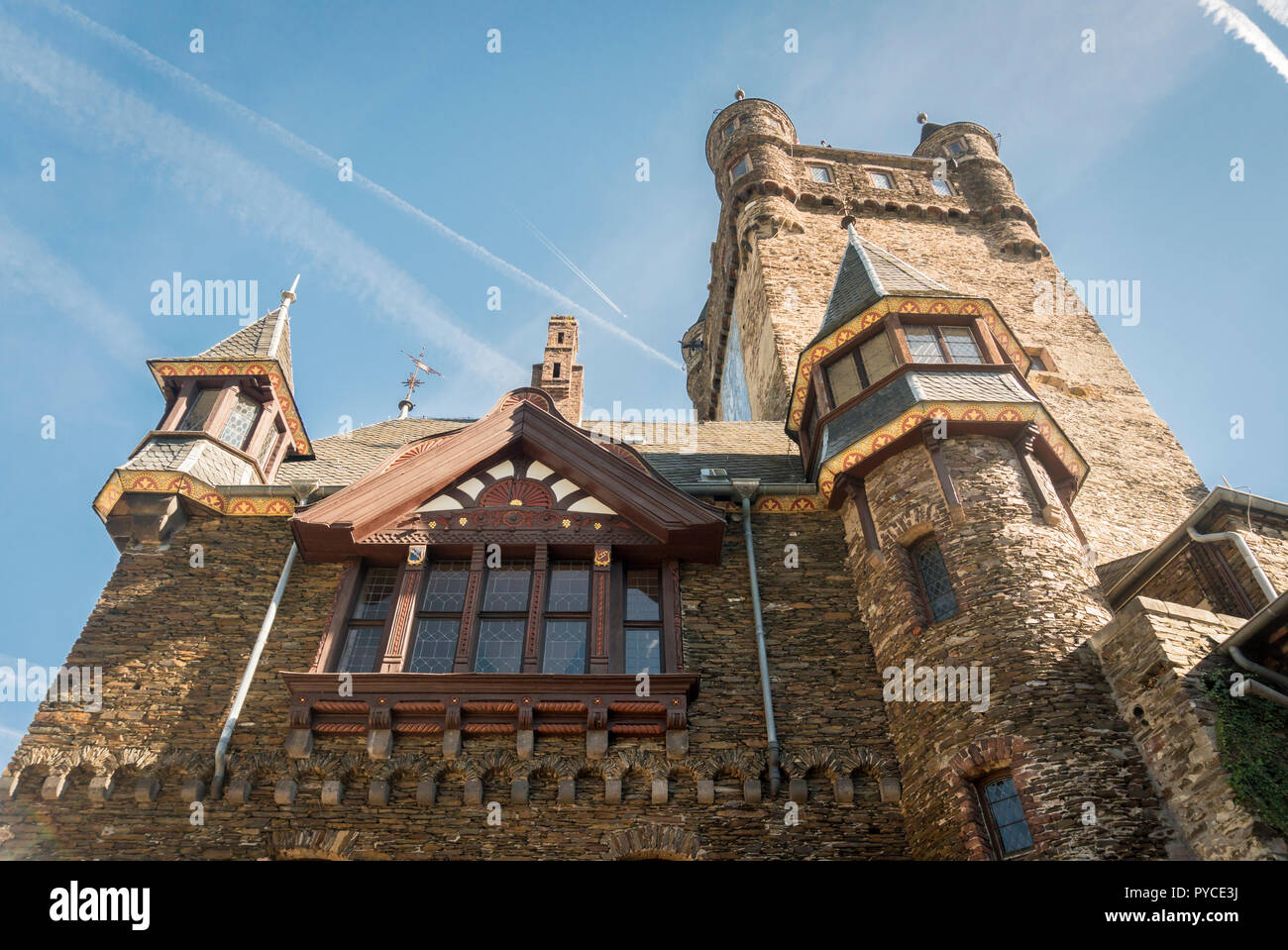 External view of Cochem Castle, Germany Stock Photo - Alamy