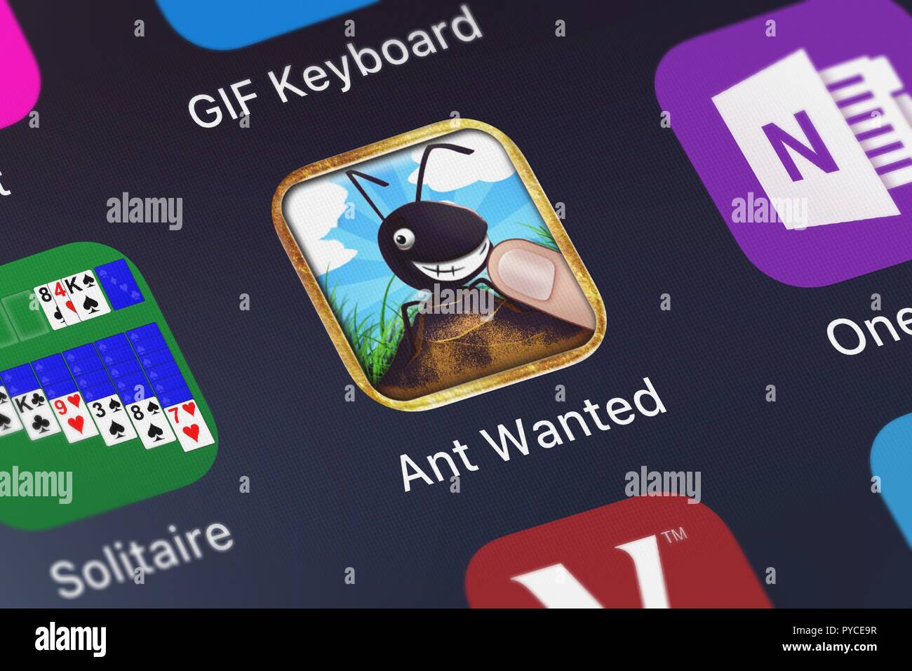 London, United Kingdom - October 26, 2018: The Ant Wanted - Smash ...