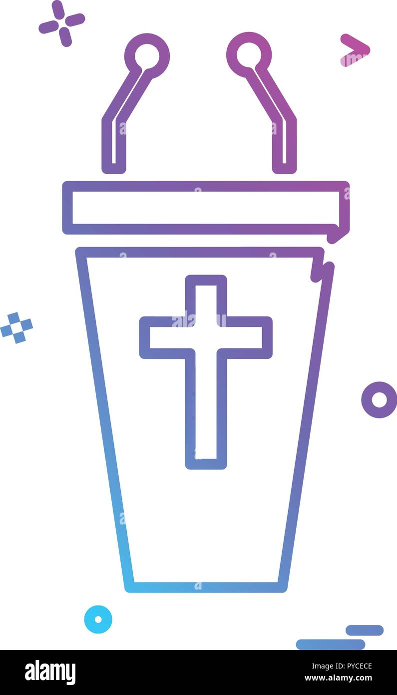 Cross icon design vector Stock Vector Image & Art - Alamy