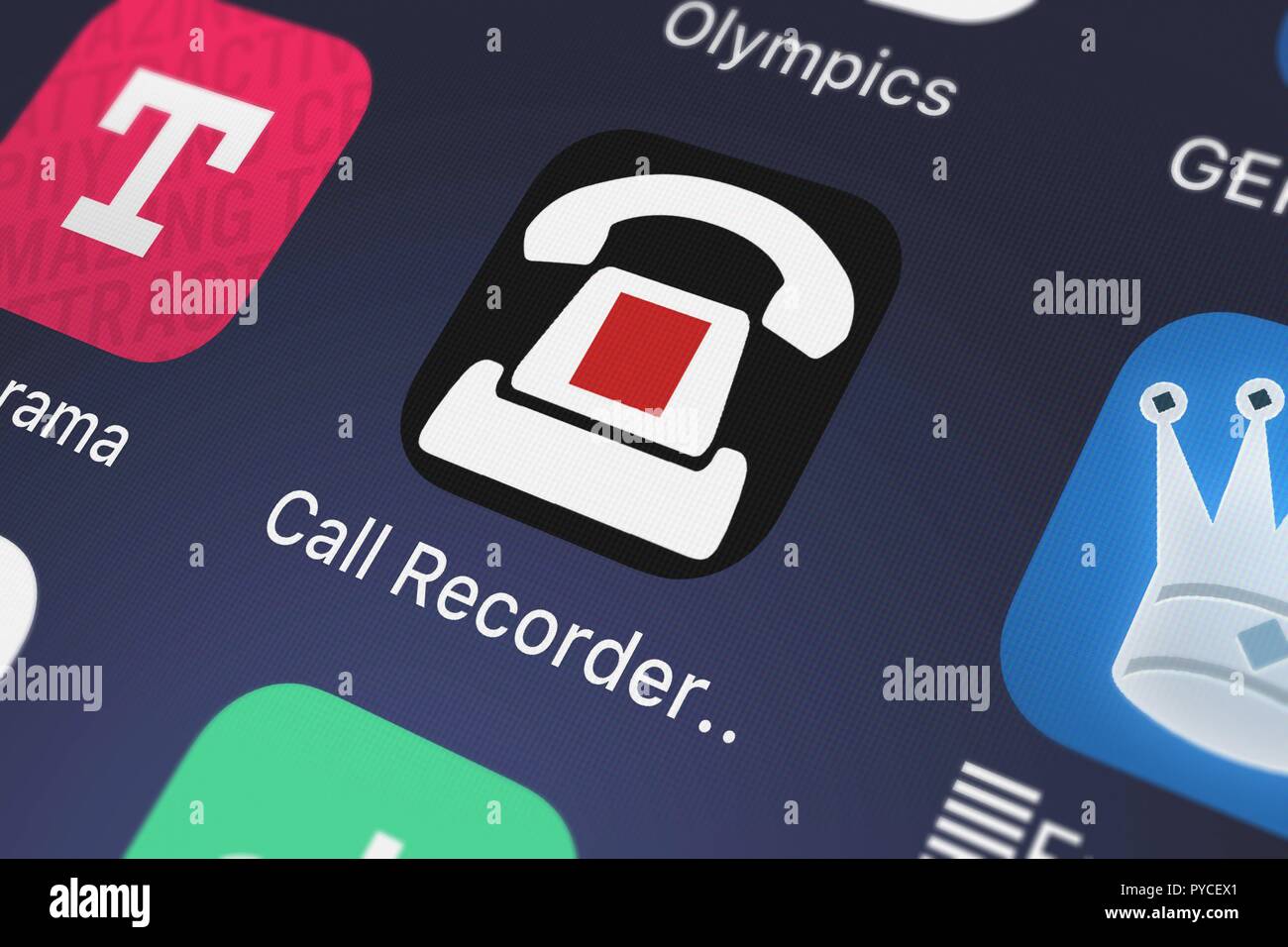 Call recorder lite hi-res stock photography and images - Alamy