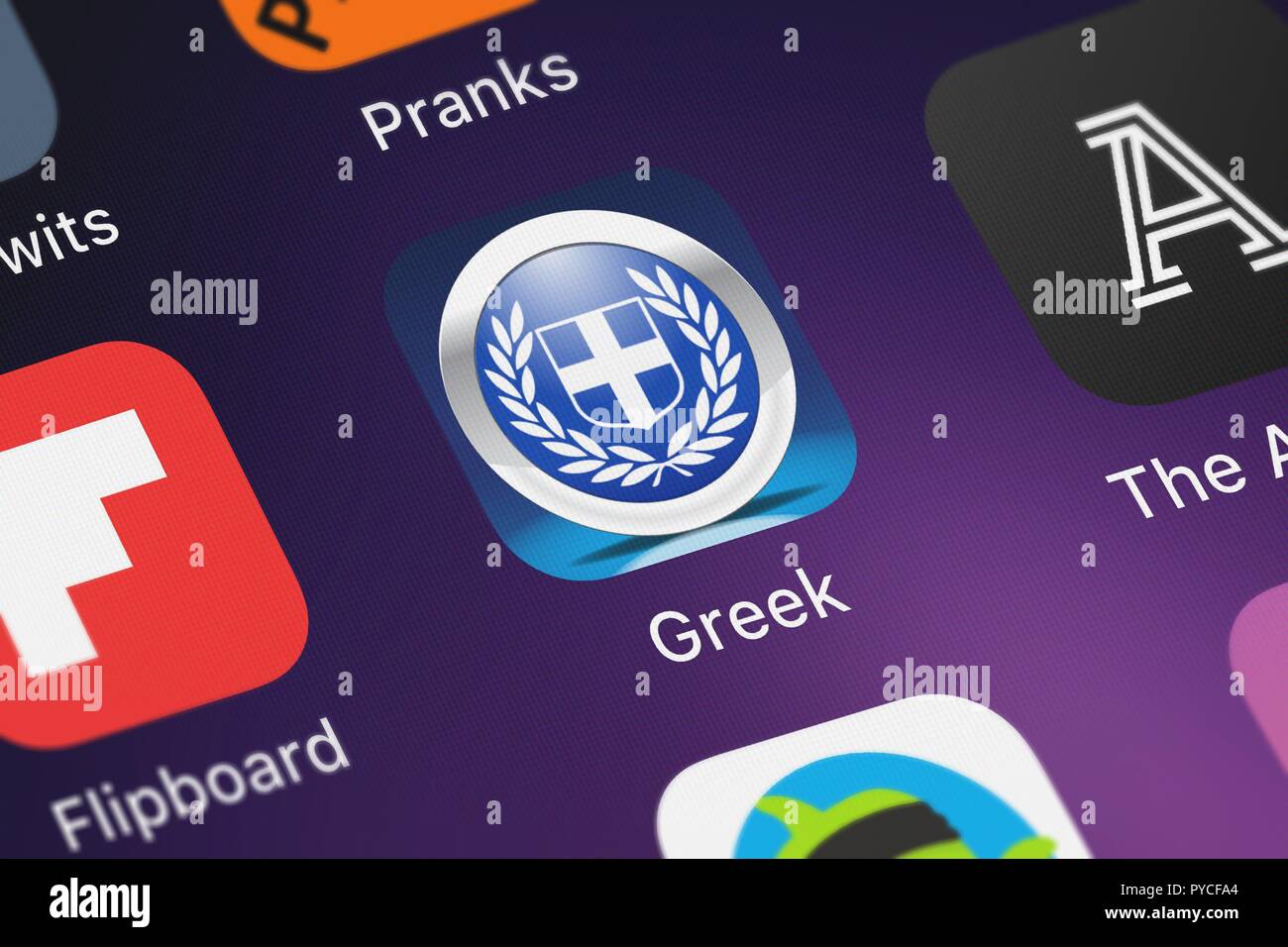 London, United Kingdom - October 26, 2018: Screenshot of Nemo Apps LLC ...