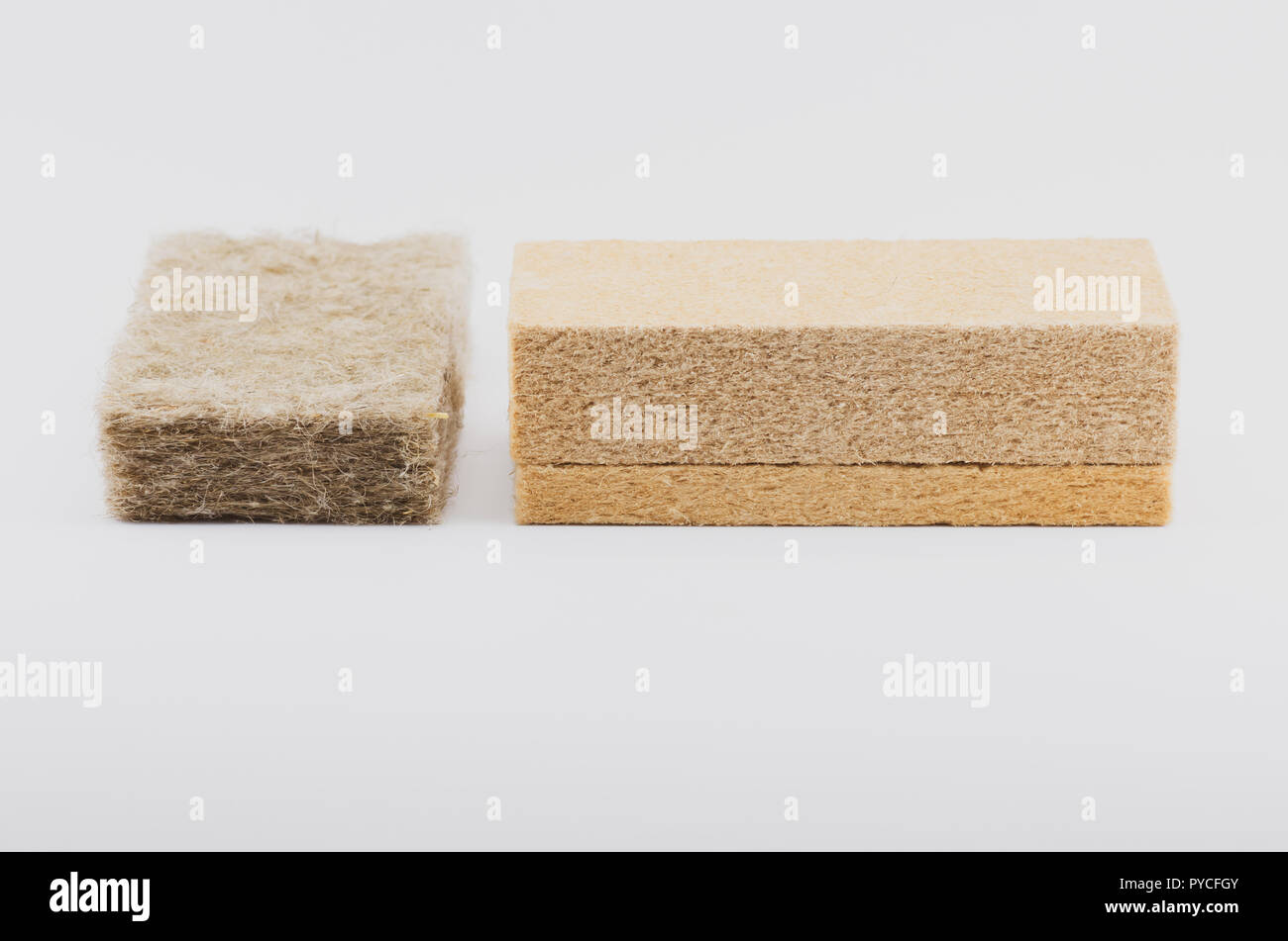 natural fibers wall insulating materials - hemp fiber panel Stock Photo ...