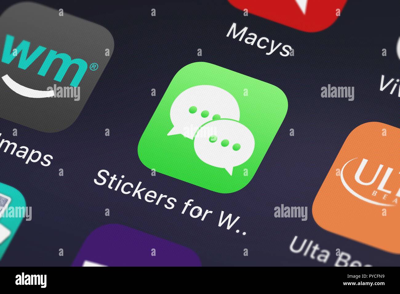 Stickers for wechat hi-res stock photography and images - Alamy