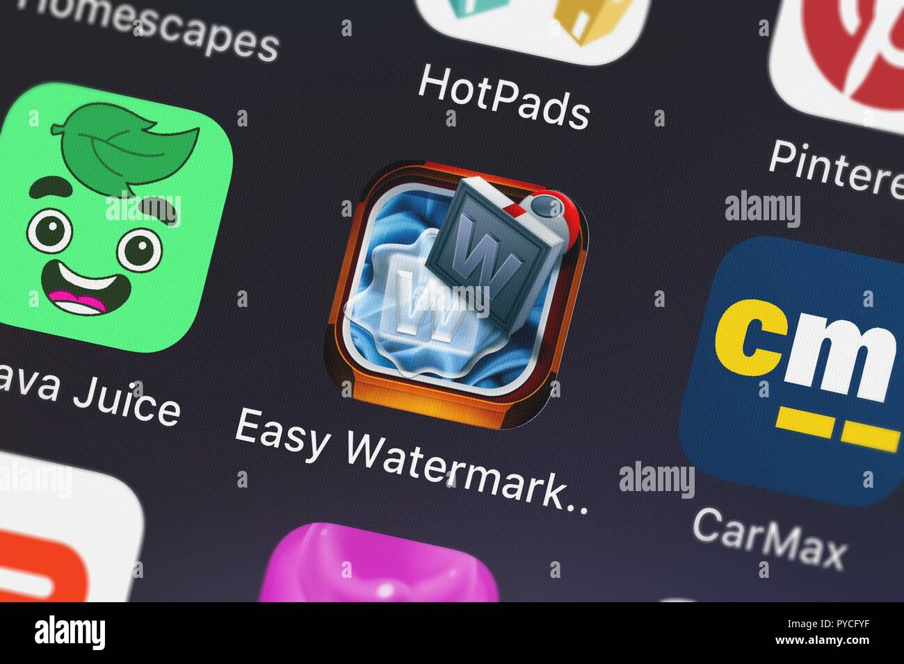 Watermark icon hi-res stock photography and images - Alamy